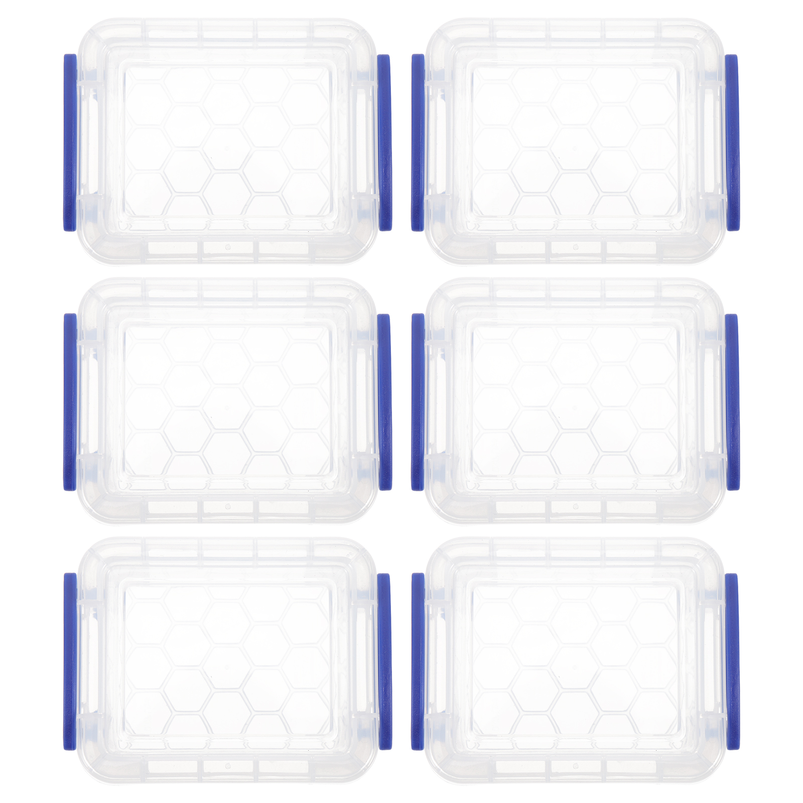 12 Pcs Box Mini Storage Plastic Bins Desktop Organizer Portable Case ...