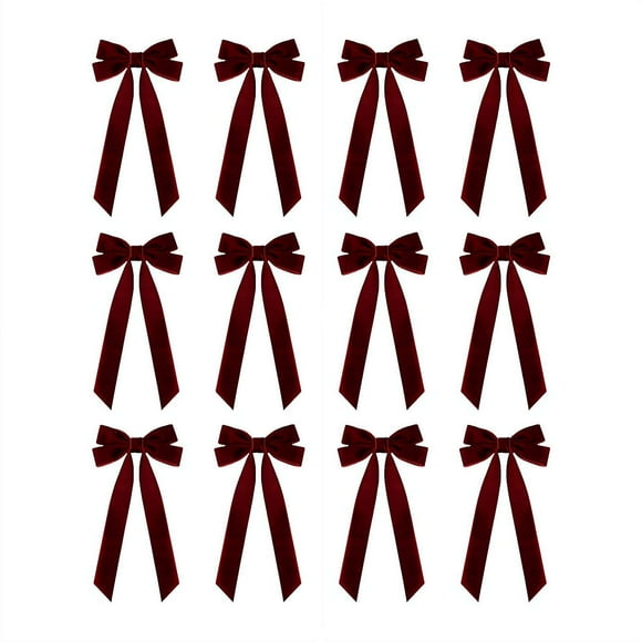 Burgundy Christmas Bows