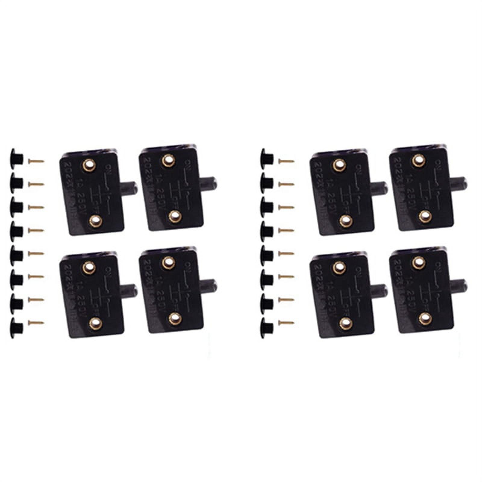 12 Pcs Cabinet Door Switch Cabinet Lamp Switch Drawers Open on Close ...