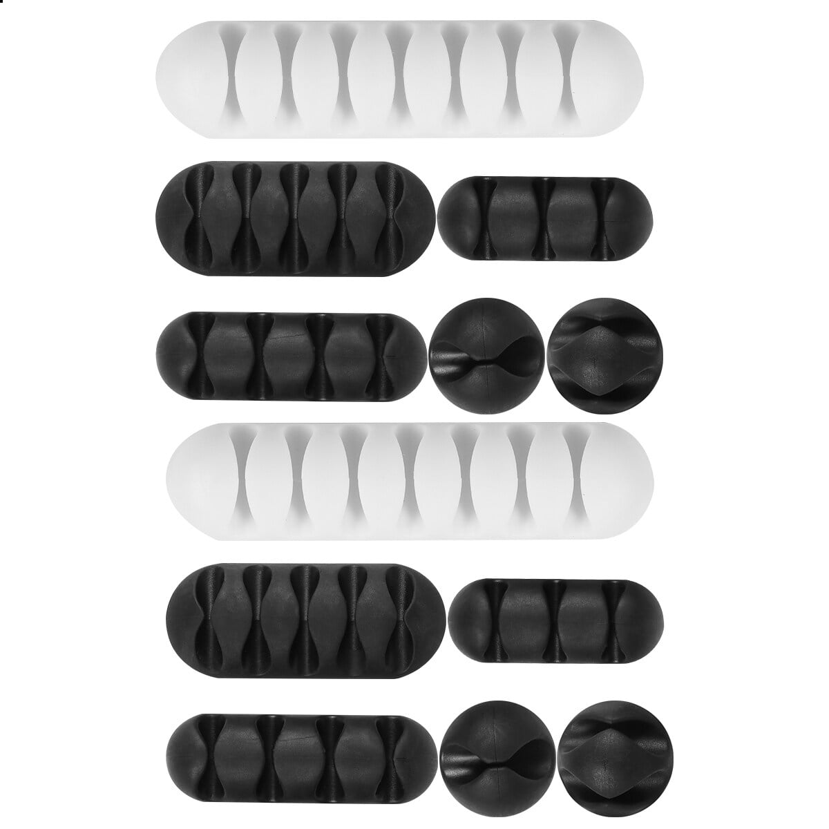 12 Pcs Cable Clips Cable Management Clips Adhesive Cable Holder Cable ...