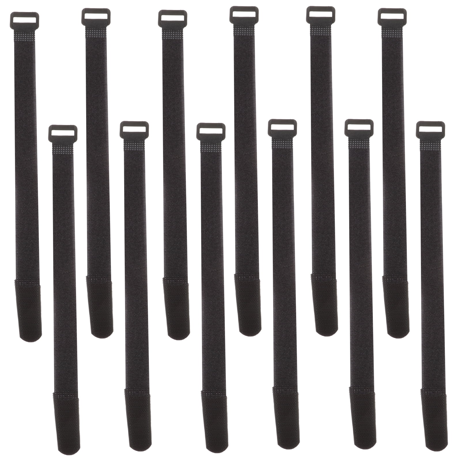 12 Pcs Cable Ties Bike Rack Straps Power Holders Cords Black - Walmart.com