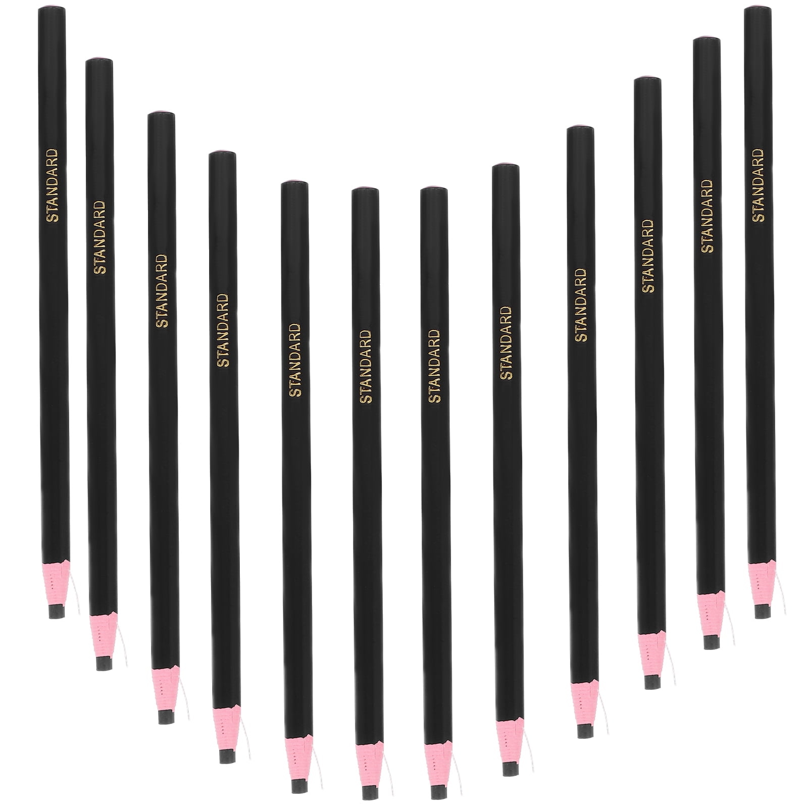 12 Pcs Calligraphy Brush Pen Chisel Tip Pull Crayons - Walmart.com