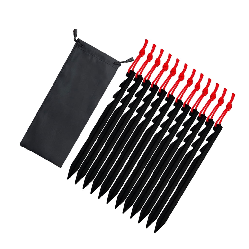 12 Pcs Canopy Stakes Aluminium Alloy Tent Peg Outdoor Camping Stakes ...