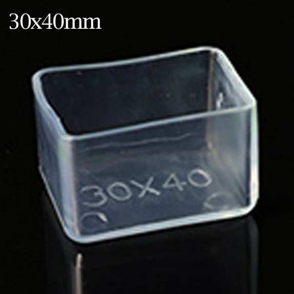 12 Pcs Cap Pvc Chair Leg Rectangle Covers Furniture Table Foot ...