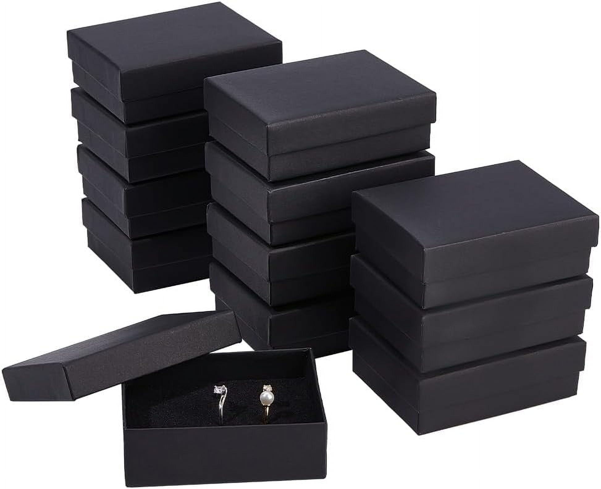 12 Pcs Cardboard Jewelry Box 3.5x2.7x1.22 Inch Jewelry Storage Case ...