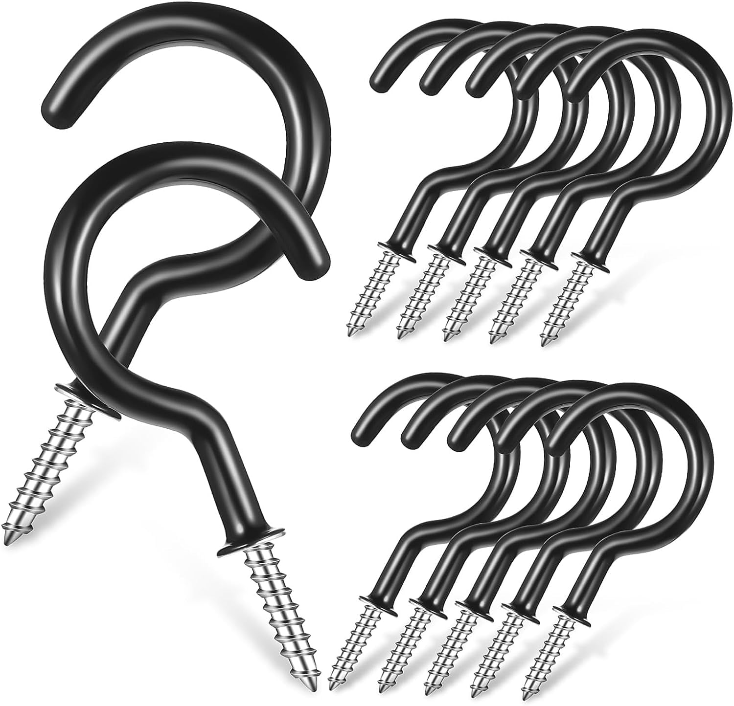 12 Pcs Ceiling Hook Hanging Hooks for Plants Plant Wall Hook Q Hanger ...