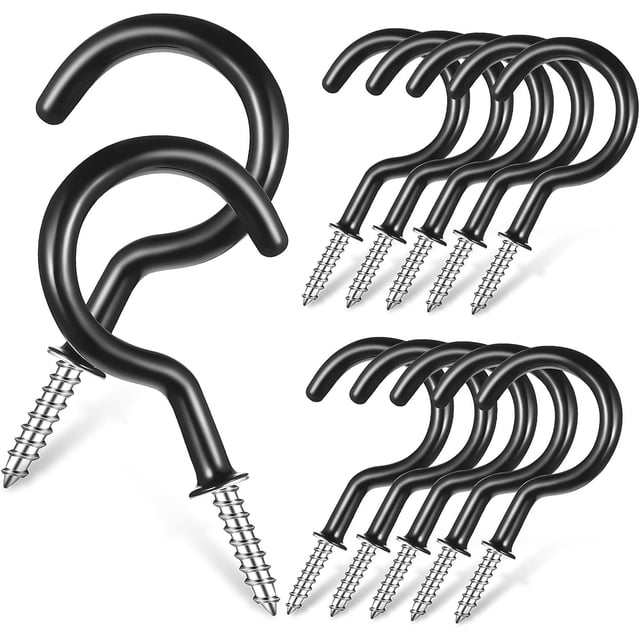 12 Pcs Ceiling Hook Hanging Hooks for Plants Plant Wall Hook Q Hanger ...