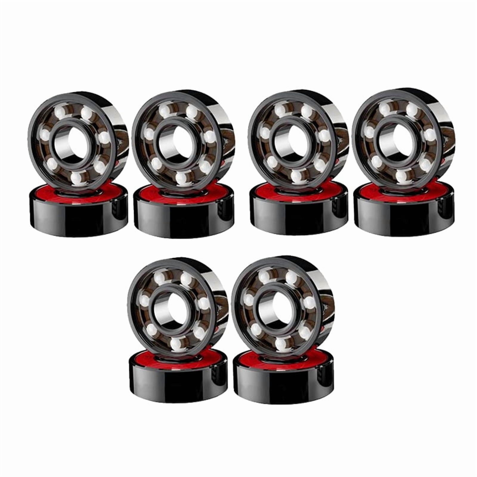 12 Pcs Ceramic Bearings High Speed Wear for Skate Skateboard Wheel ...