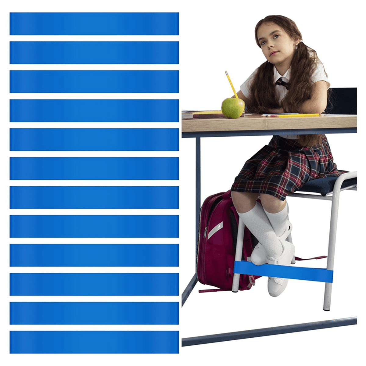 12 Pcs Chair Bands for Kids with Fidgety Feet for Chairs ADHD Tools ...