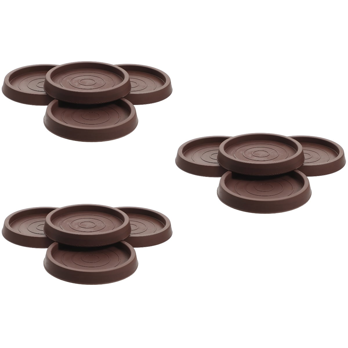 MERRYHAPY Compact Rubber Furniture Coasters Non-Slip for Chairs and ...