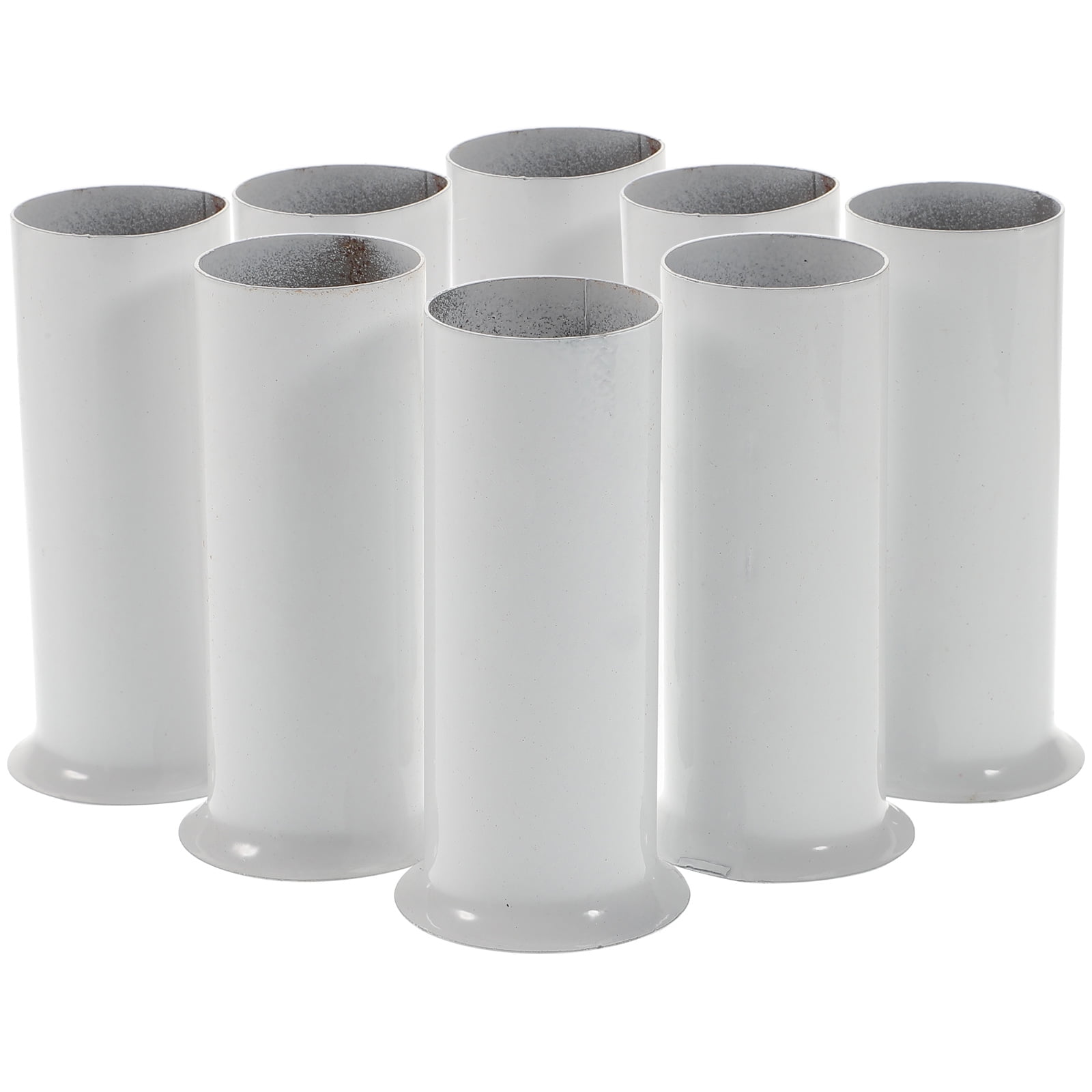 MERRYHAPY 12 pcs Round Tube Candle Sleeves Home Decoration Light ...