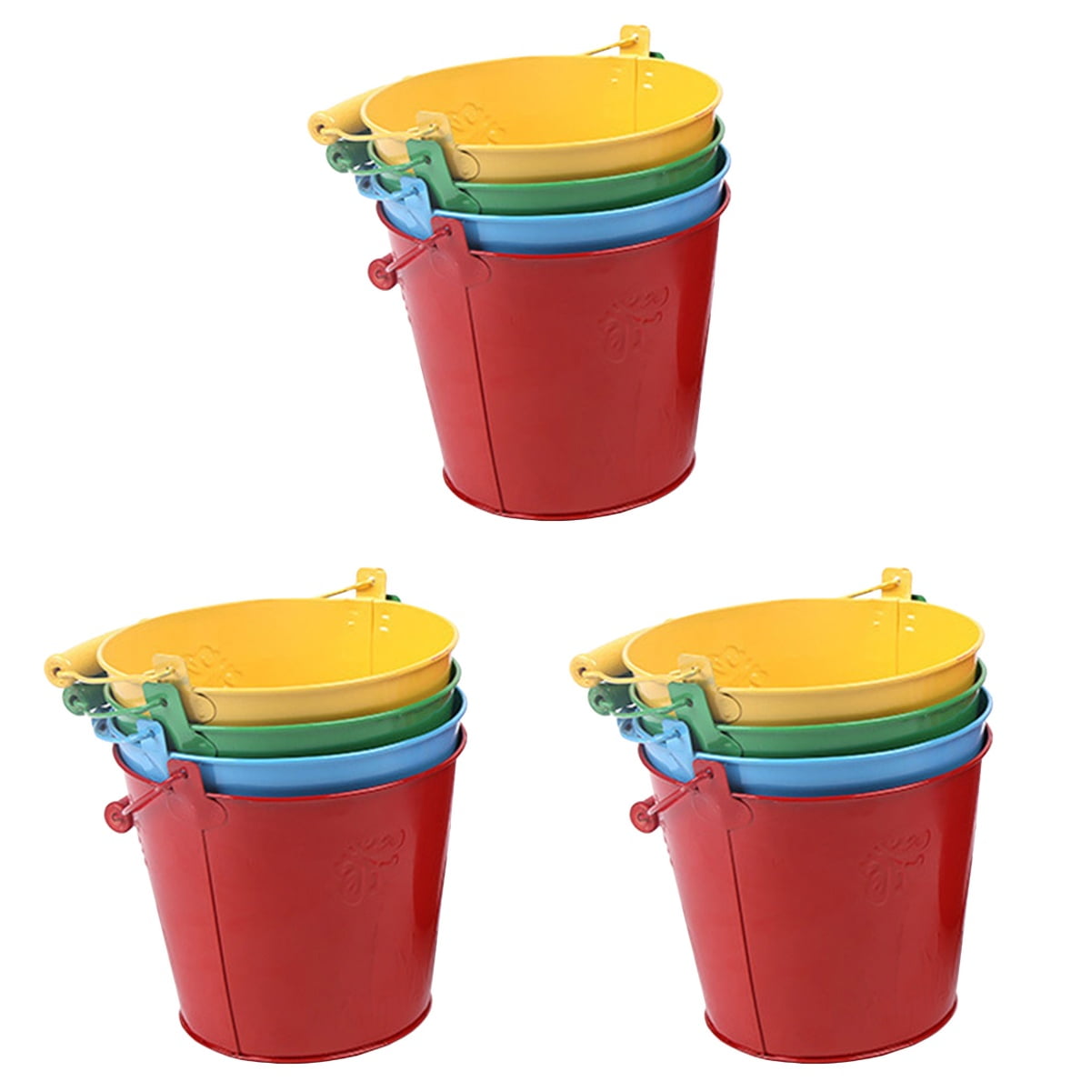 12 Pcs Children Funny Bucket Toy Beach Water Bucket Children Toy ...
