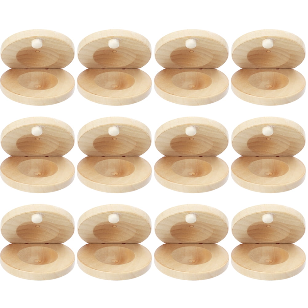 Raindrops kids castanets Castanets Wood Children Performance 12 Pcs ...