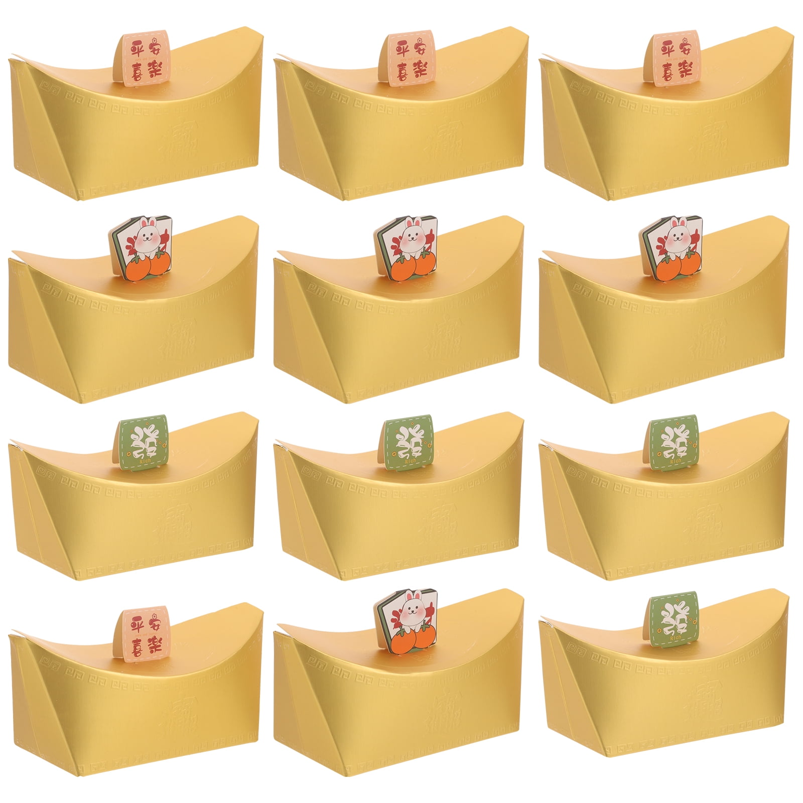 12 Pcs Chocolates Gift Boxes for Presents Happy Candy Multifunction ...