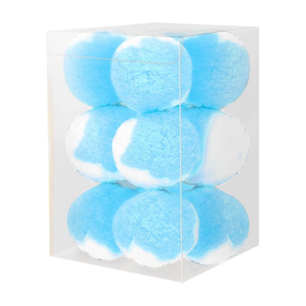 12 Pcs Christmas Cat Ball Toy Kitty Yarn Puffs Assorted Color Small Cat ...