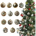 12 Pcs Christmas Ornaments Decorations Xmas Ball Hanging Ornaments 2D ...