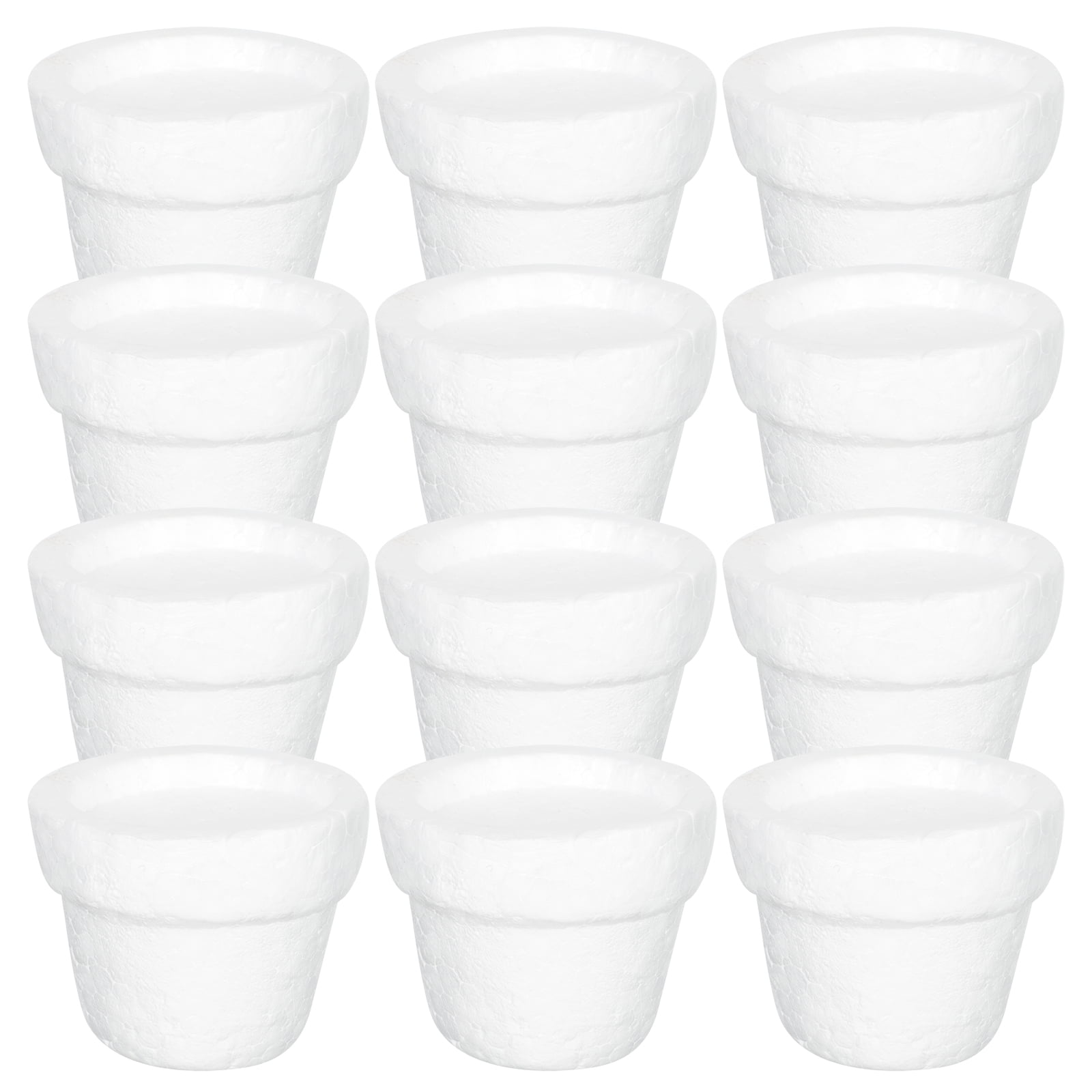 12 Pcs Clear Plant Pots Foam Flower Arrangement Premium Base - Walmart.com