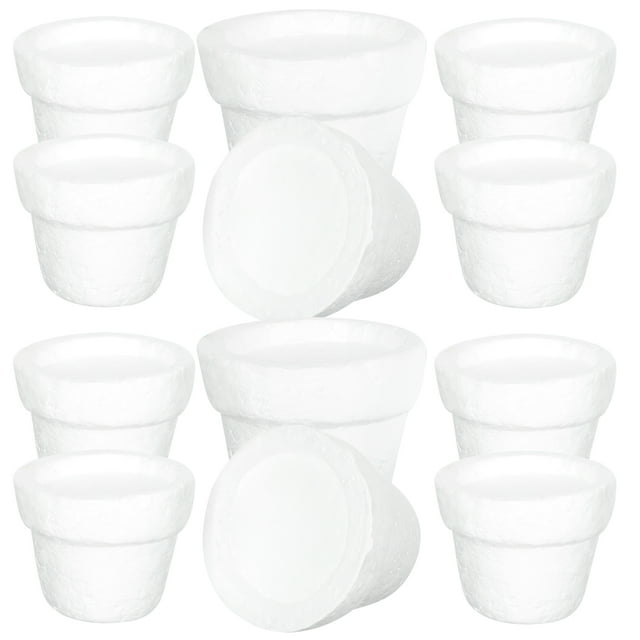 12 Pcs Clear Plant Pots Foam Flower Professional Arrangement Child ...