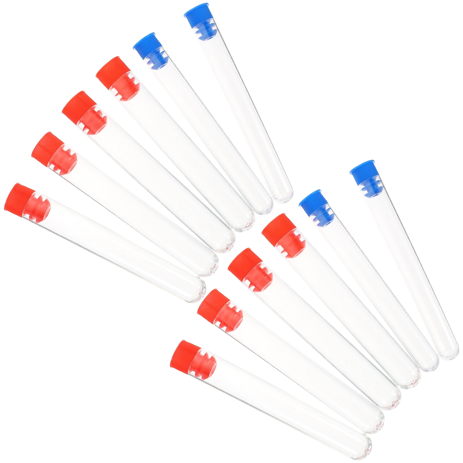 12 Pcs Clear Storage Tube Plant Test Lightweight Tubes Student ...