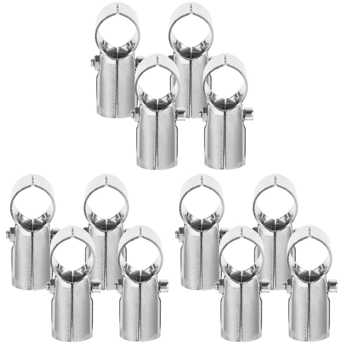 12 Pcs Clothes Drying Racks Stainless Steel Fittings Shelf Chain Link ...