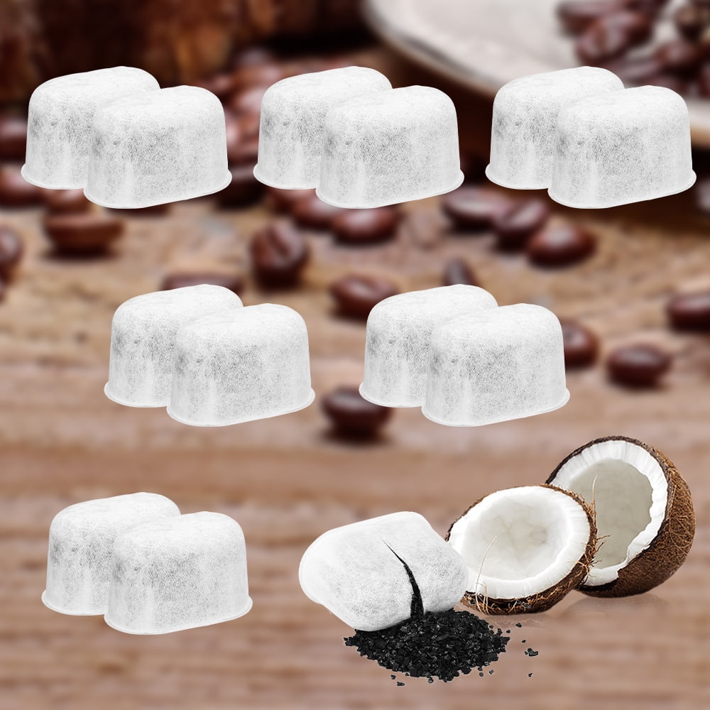 12 Pcs Coffee Machine Filter, Activated Carbon Filter Non-woven Coconut ...