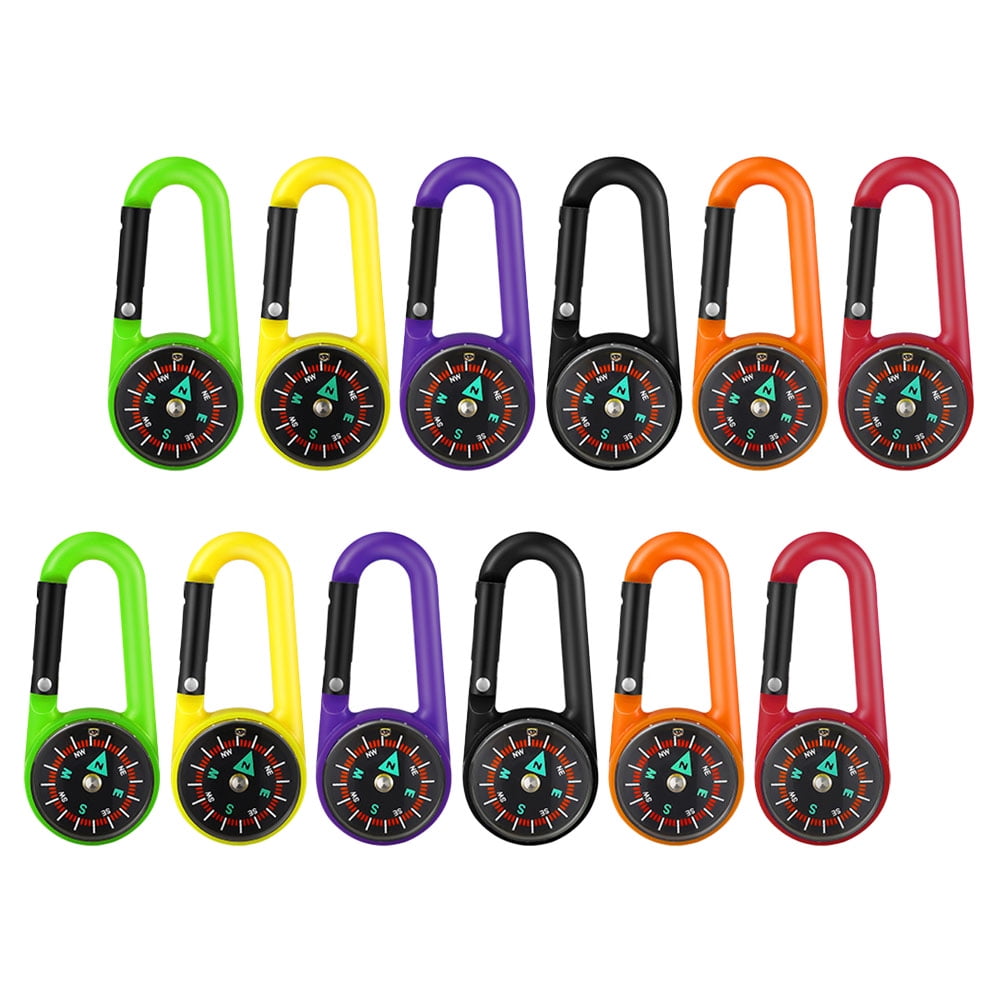 12 Pcs Compass Travel Essentials Outdoor Equipment Direction Portable ...