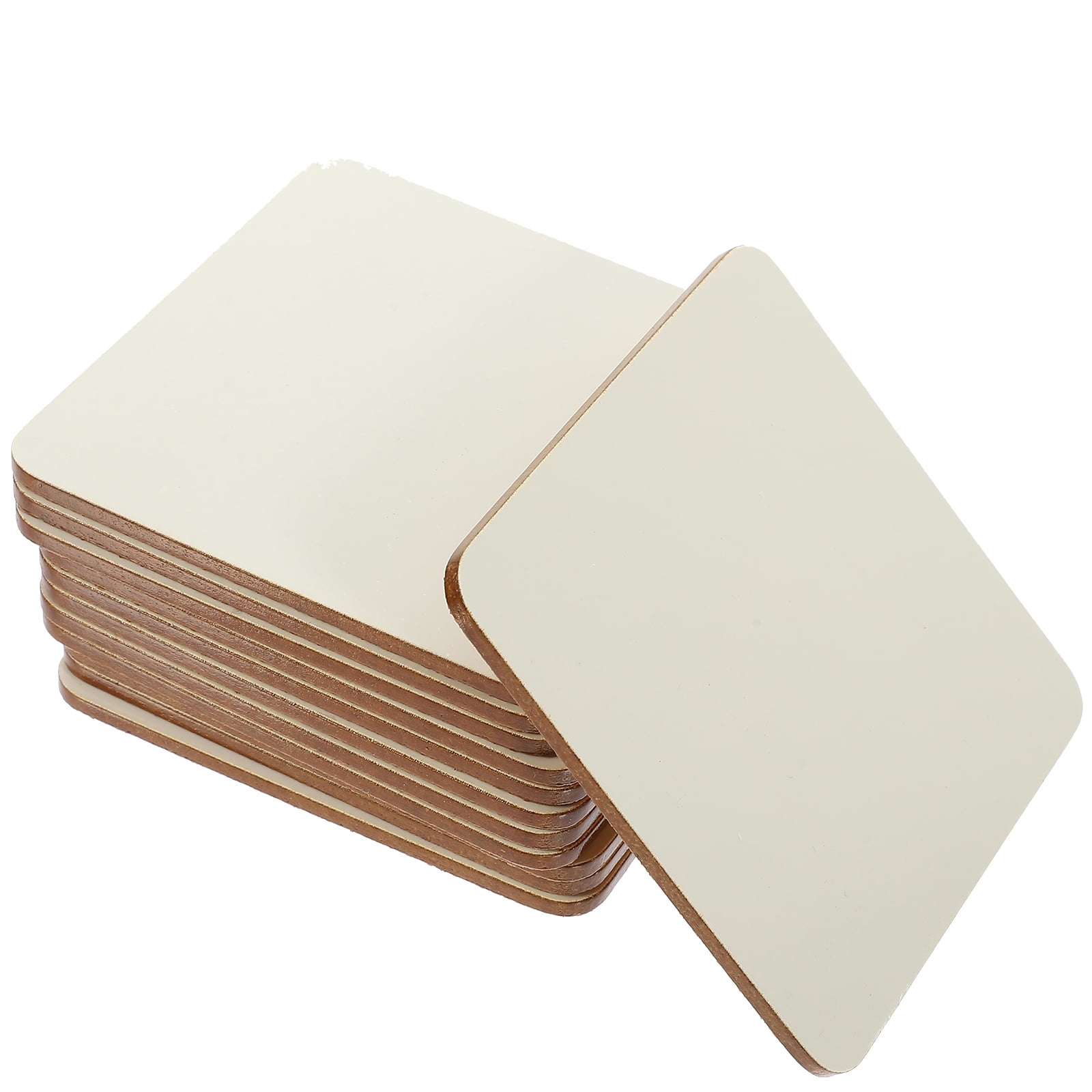 12 Pcs Cork Coaster Blank Heat Transfer DIY Car Cup Coasters ...