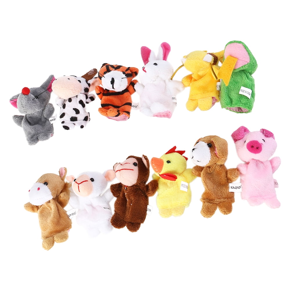 12 Pcs Cosplay Accessories Mini Toys for Kids Finger Puppet Cartoon ...