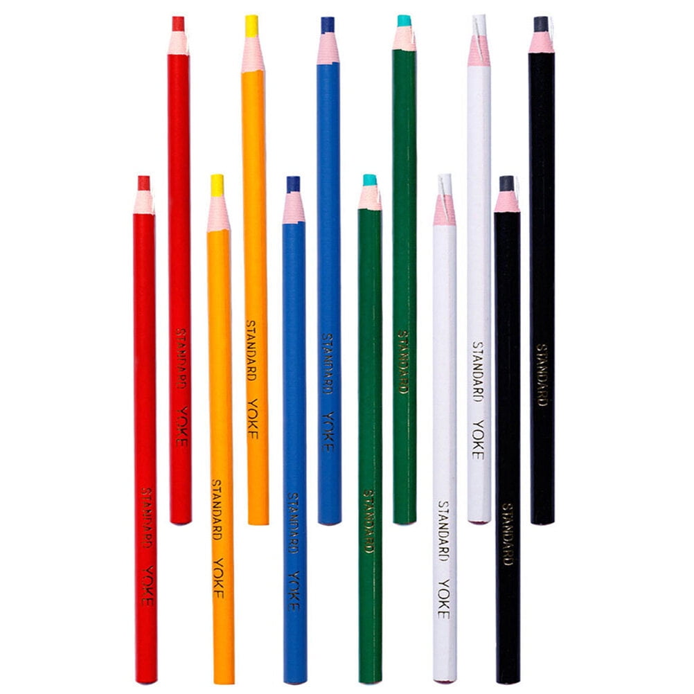 12 Pcs Crayon Colorful Drawing Wax Pencils Crayons Children's Chalk ...