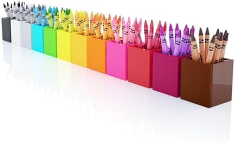 12 Pcs Crayon Organizer and Color Pencil Organizer, 12-Color Individual ...