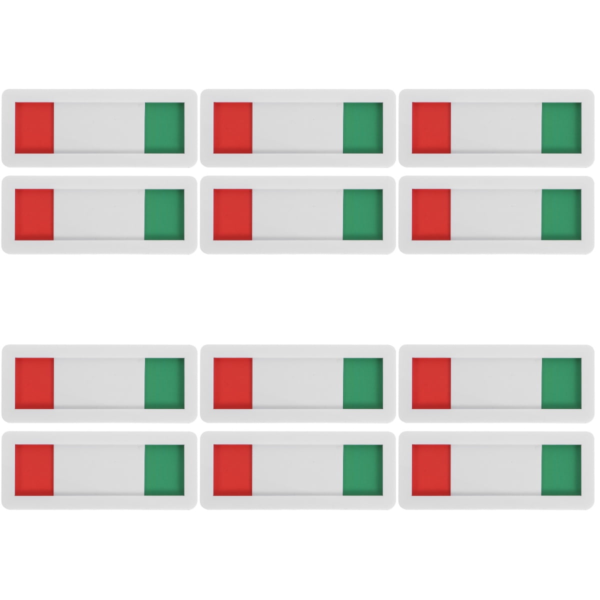 12 Pcs Creative Signage Sliding Door Slider Privacy Indicator No ...