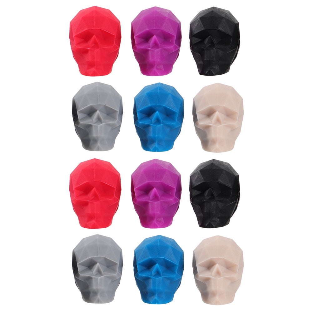 12 Pcs Creative Styling Silicone Wine Glass Markers Wine Glass Markers