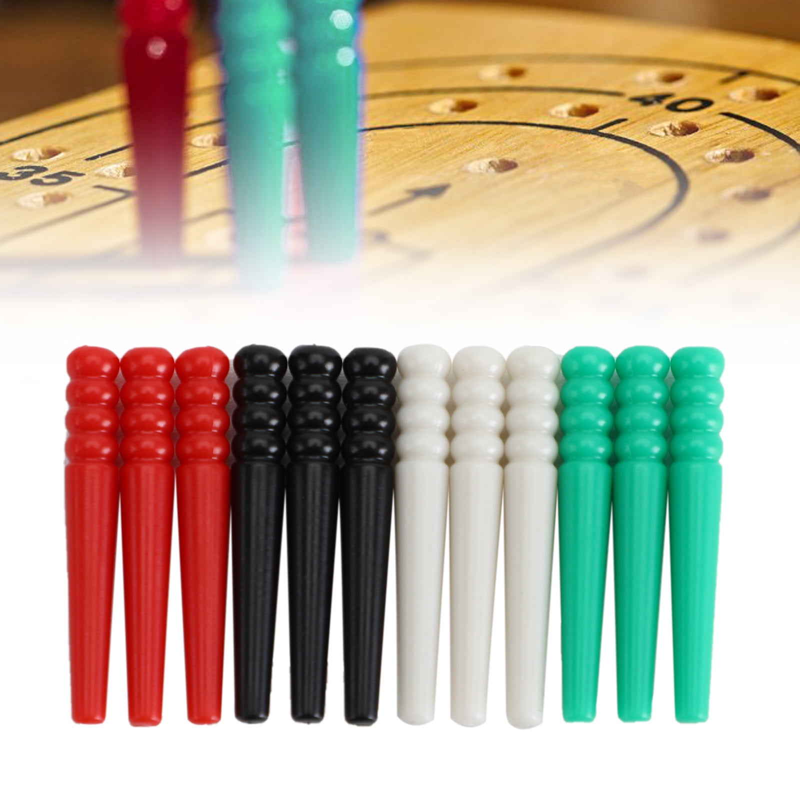 12 Pcs Cribbage Pegs Fit for 1/8 3/16 1/4 Holes Cribbage Pegs ...