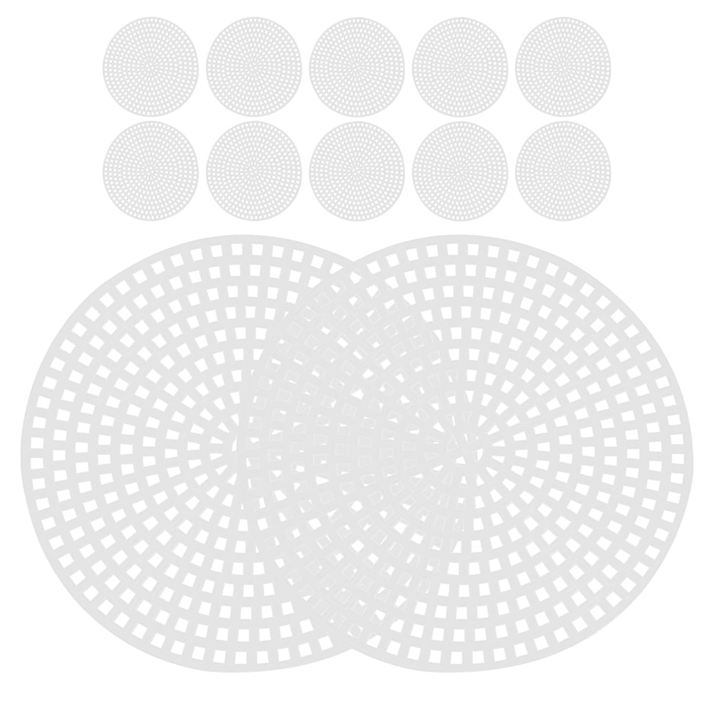 12 Pcs Cross Stitch Grid Board Sheet Crochet Needles Hooks Weaving ...