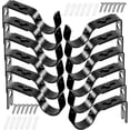 12 Pcs Curtain Rod Brackets Adjustable Holder Wall for 1 Inch Diameter ...