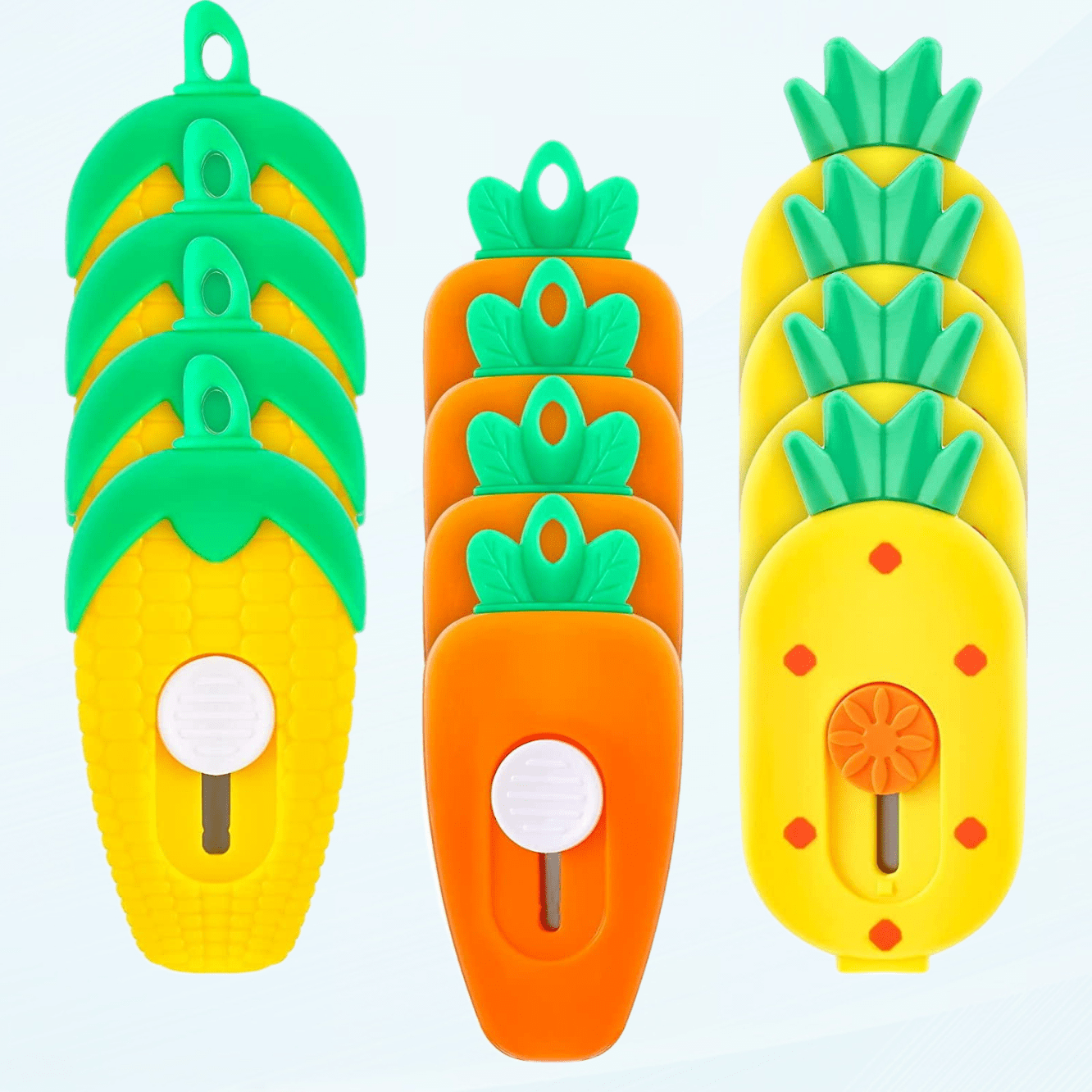 12 Pcs Cute Box Cutter Mini Retractable Kawaii Box Cutters Back to ...