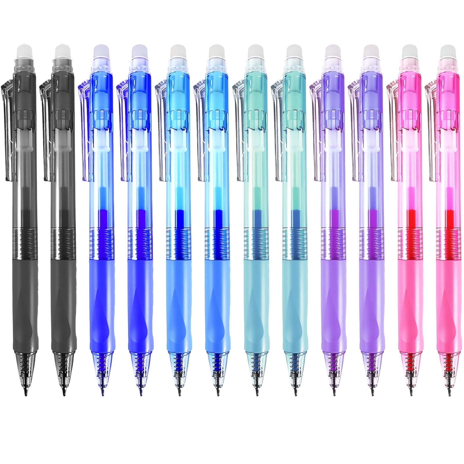 12 Pcs Cute Erasable Colored Pens Aesthetic Retractable Colored Pens ...
