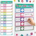 12 Pcs Daily Routines Schedule Cards, Schedule Pocket Chart Add-ons ...