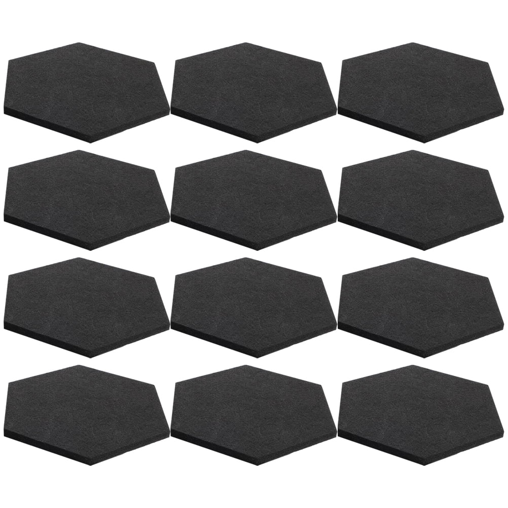 12 Pcs Decor Sound Absorbing Material Bulletin Board Acoustic Wall ...