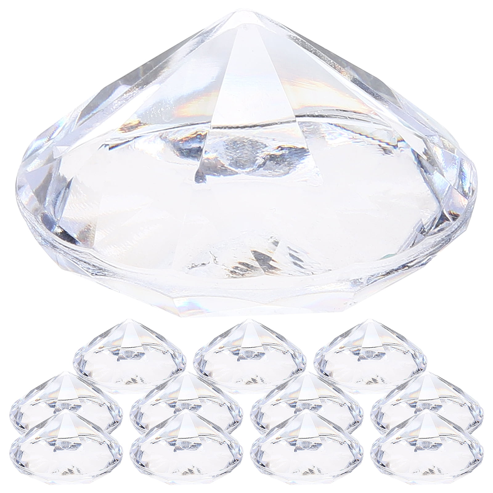 12 Pcs Diamond Position Card Holder Sign Stands Number Easel ...