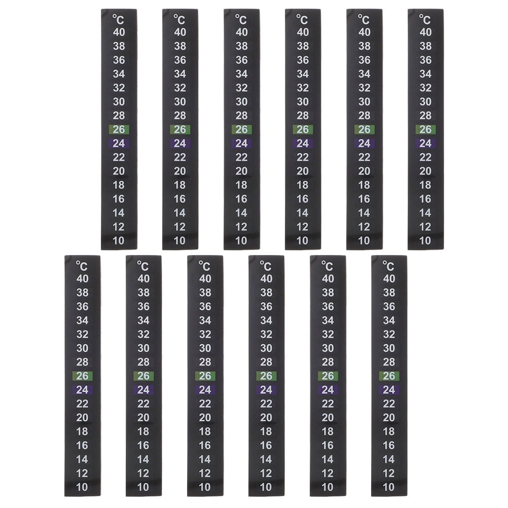12pcs Aquarium Thermometer Stickers for Fish Tank Temperature ...