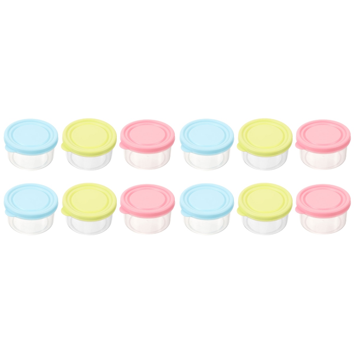 12 Pcs Dip Box Dressing Containers with Lids Cups Salad Dipping Sauce ...