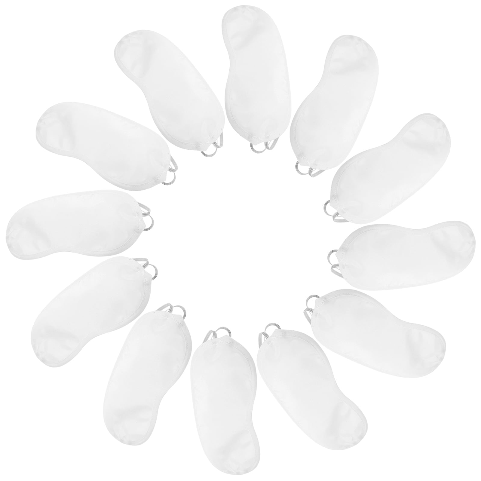 12 Pcs Disposable Eye Mask Covers Blindfolds Silk Sleep Portable Kids ...