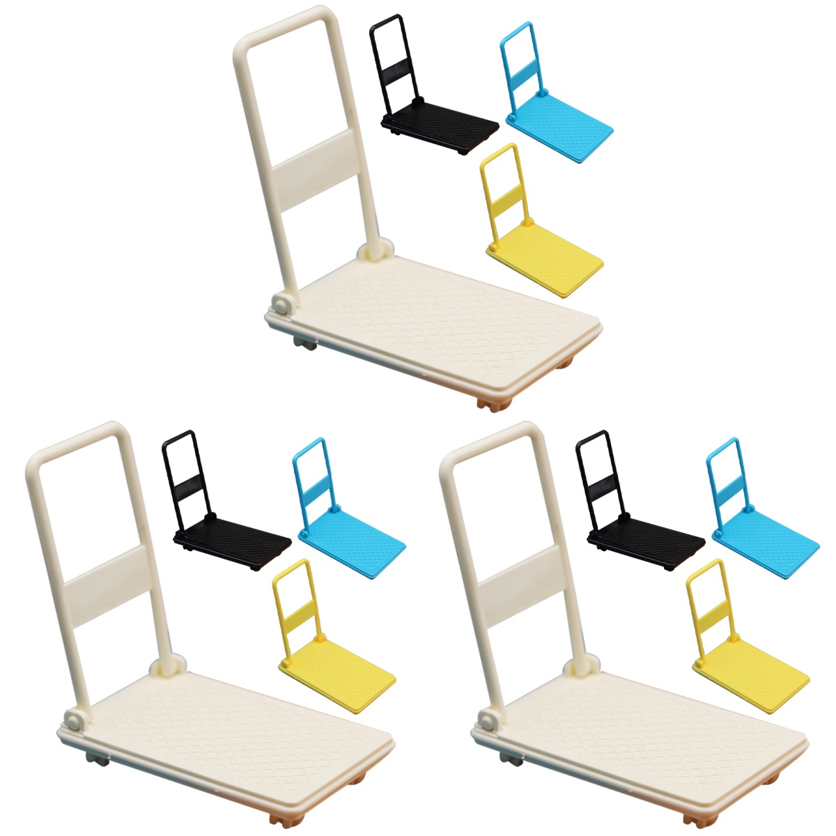 12 Pcs Doll House Cart Models Mini House Cart Decoration Decoración ...