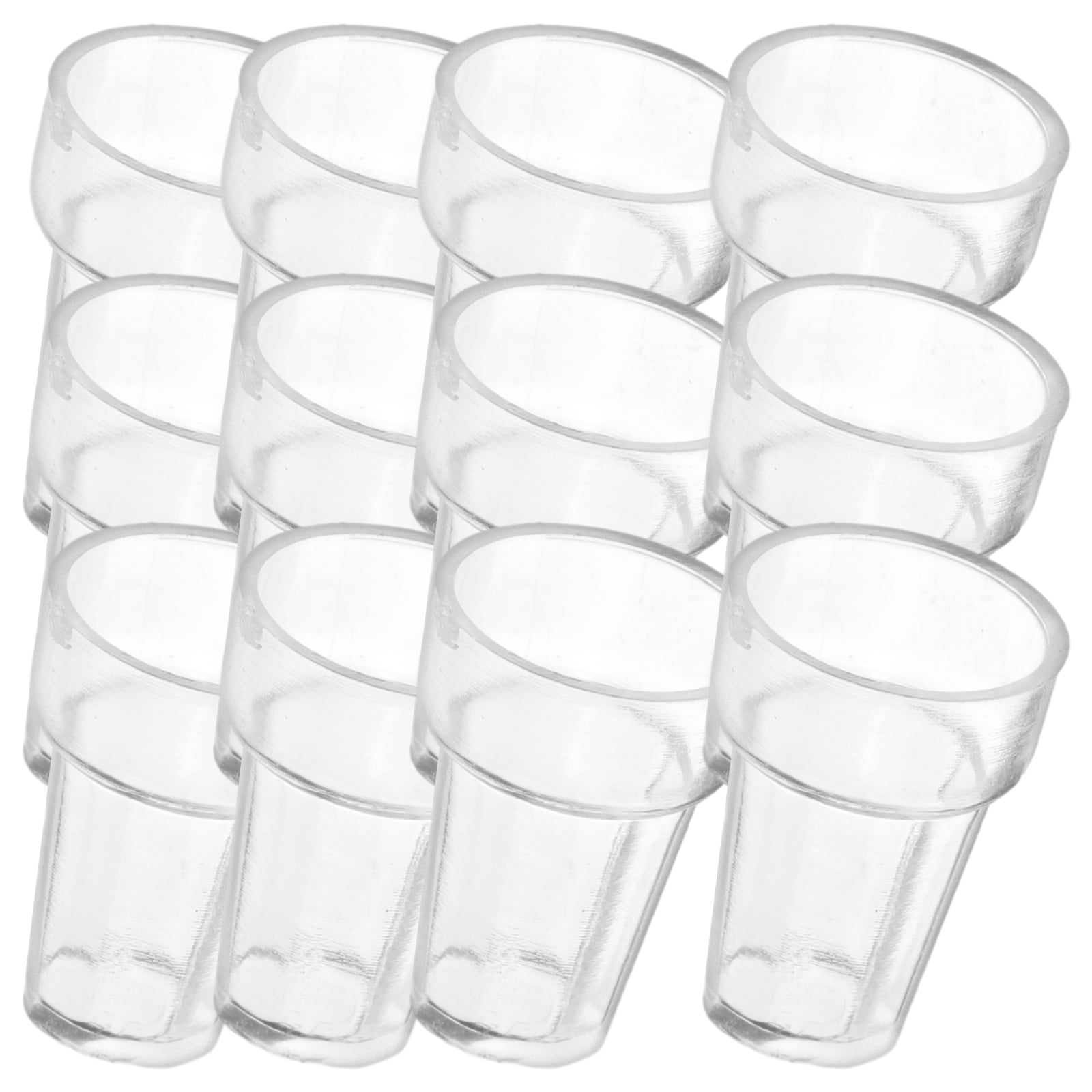 12pcs Doll House Cups Plastic Mini Transparent Mousse Ice Cream Cups ...