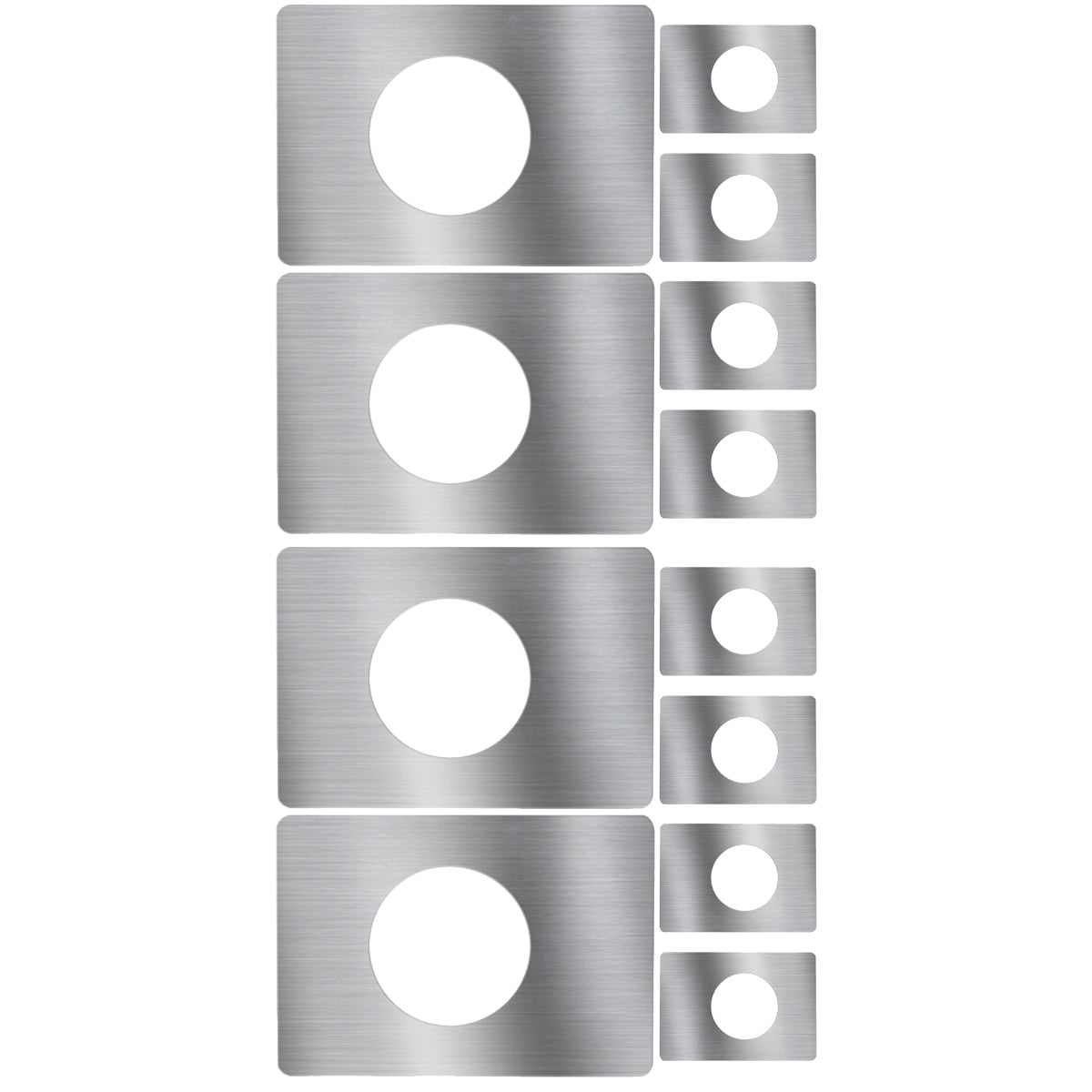 12 Pcs Door Lock Repair Board Door Covers Front Door Reinforcement ...