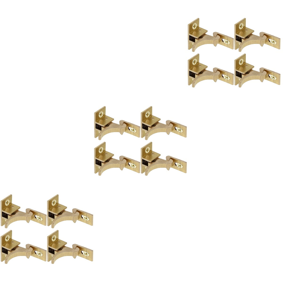 12 Pcs Door and Window Hasp Lock Kitchen Cabinets Hook Latch Catches ...