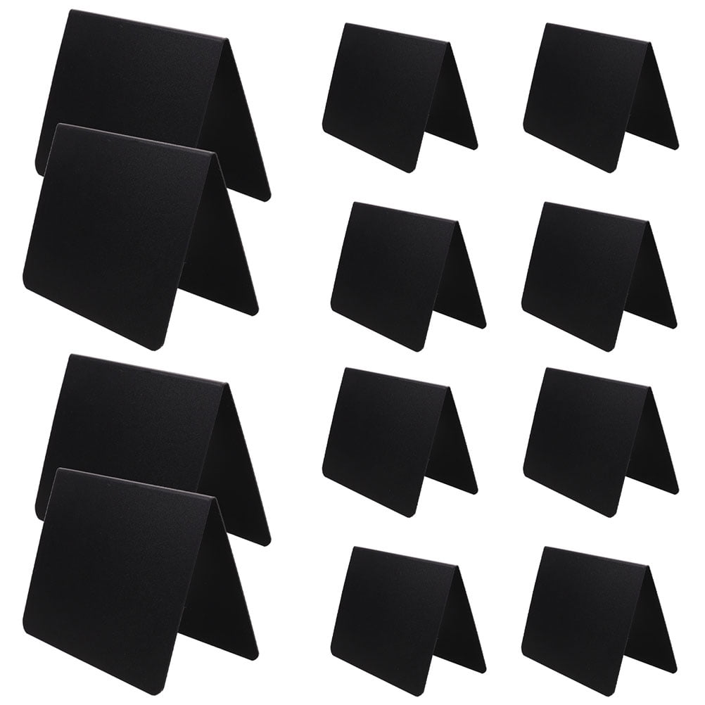 12pcs Mini Blackboard Signs Reusable Standing Message Boards for Buffet ...