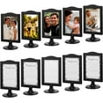 12 Pcs Double Sided Picture Frame 4x6 Inch 2 Sided Pedestal Photo Frame ...
