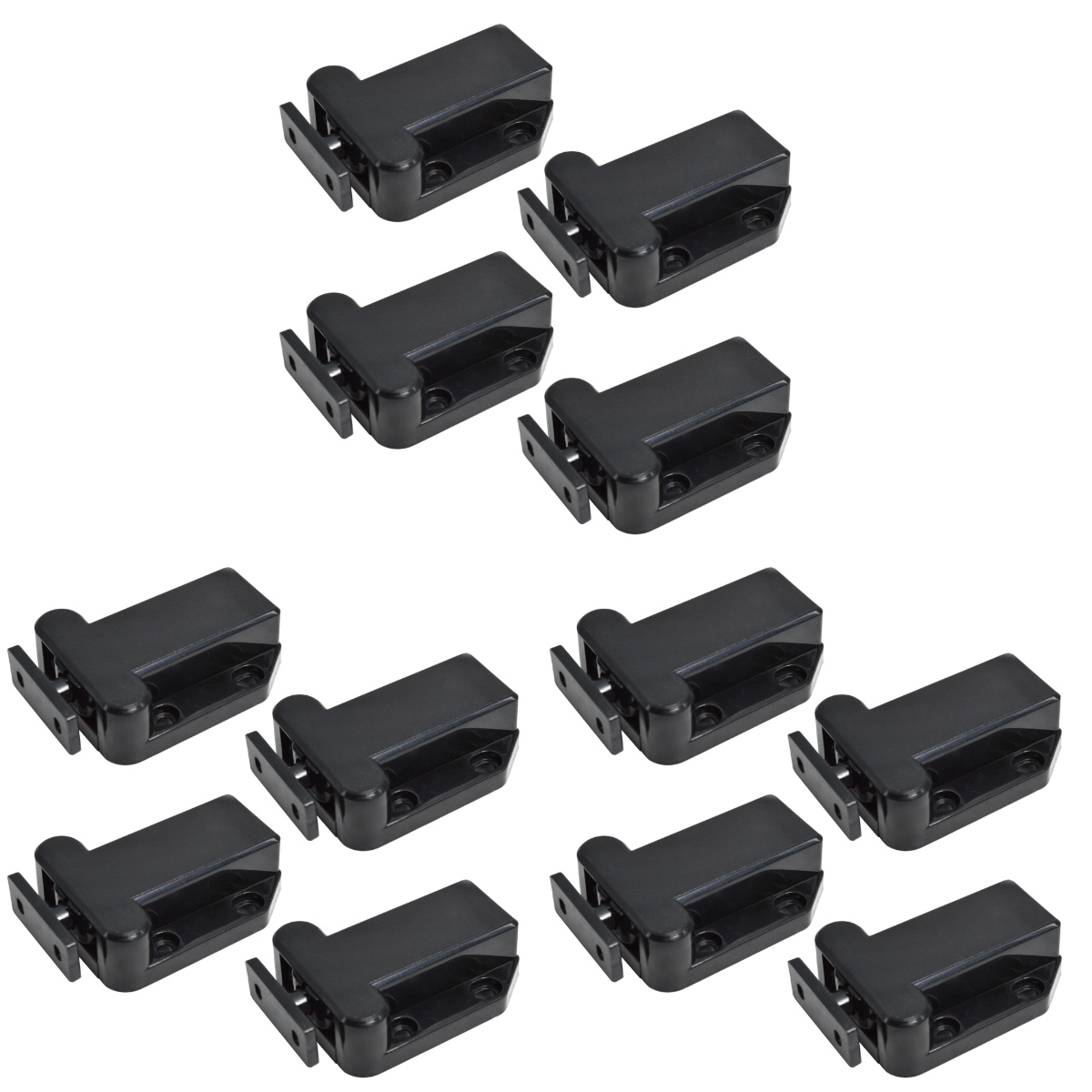 12 Pcs Drawer Bins Kitchen Cabinets Door Lock Locks Cupboard Closer ...